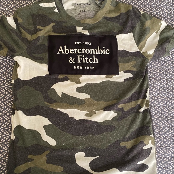 abercrombie kids | Shirts & Tops | Used Abercrombie Fitch Camo Tshirt | Poshmark